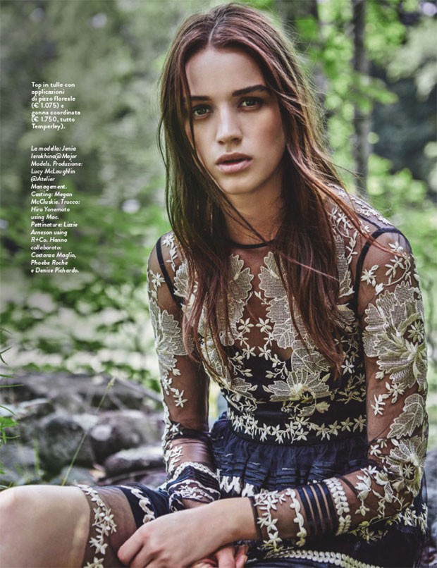 Boho Chic Comes To Life In Christopher Fergusons Shoot For Grazia Italy