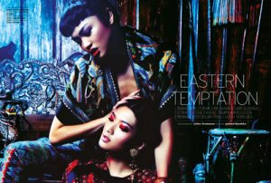 Eastern Temptation by Julius Bramanto & Yoland Handoko for Elle Indonesia