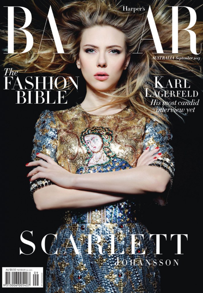Karl Lagerfeld Shoots The Cover Story of Harper's Bazaar Australia