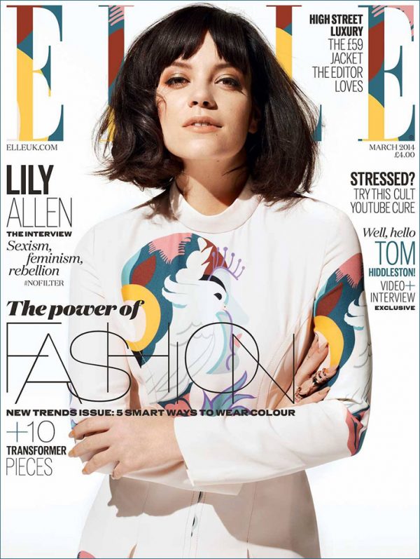 Lily Allen by David Vasiljevic for ELLE UK