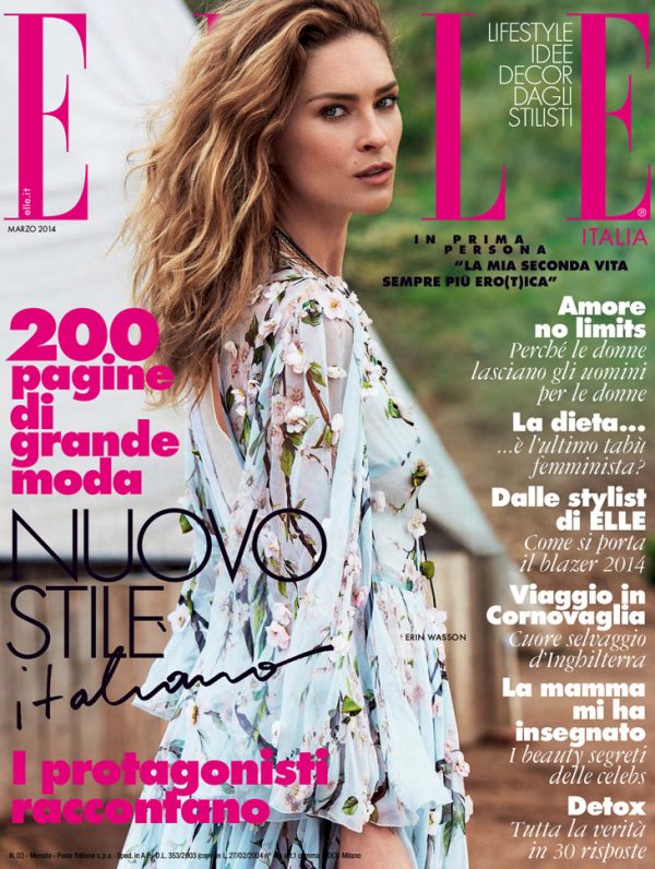 Erin Wasson for Elle Italy by Matt Jones