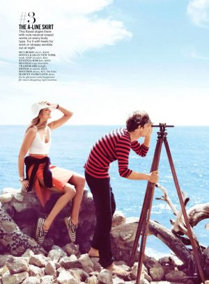 Eniko Mihalik & Matthew Gray Gubler for Glamour US