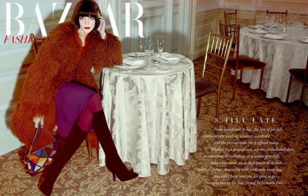 Meghan Collison for Harper's Bazaar Singapore by Yu Tsai