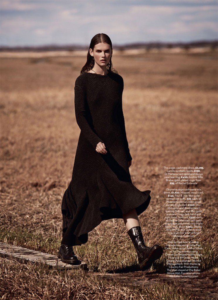Giedre Dukauskaite for Marie Claire UK by James Macari