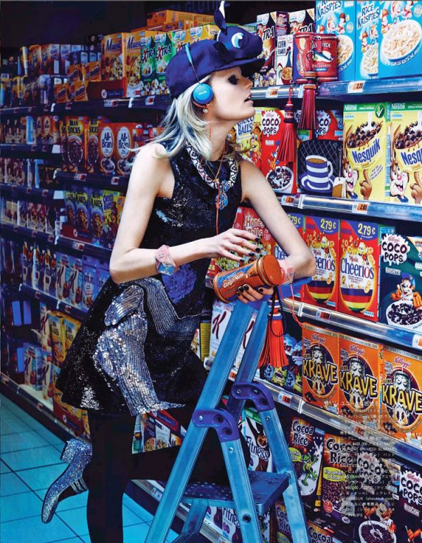 Catherine Loewe, Hanne Gaby Odiele & Lindsey Wixson for Vogue Japan