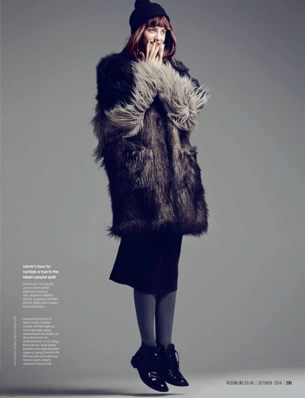 Sam Rayner by Max Abadian for Red Magazine