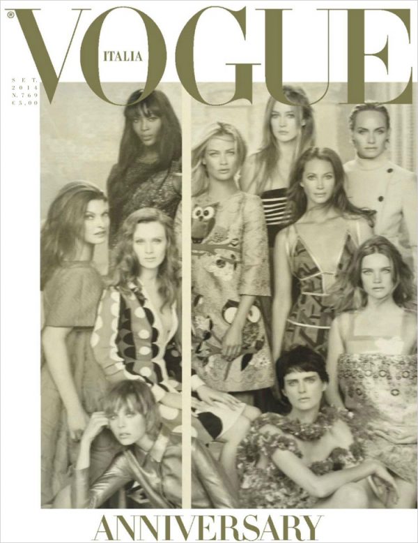 Vogue Italia's 50th Anniversary Issue by Steven Meisel