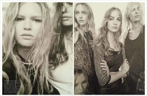 Vogue Italia's 50th Anniversary Issue by Steven Meisel