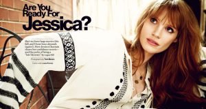 Jessica Chastain for Glamour US by Tom Munro