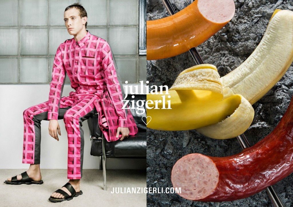 Daniel Pitout for Julian Zigerli Spring Summer 2015