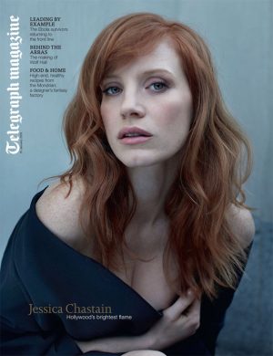 Jessica Chastain for Telegraph Magazine by Lorenzo Agius