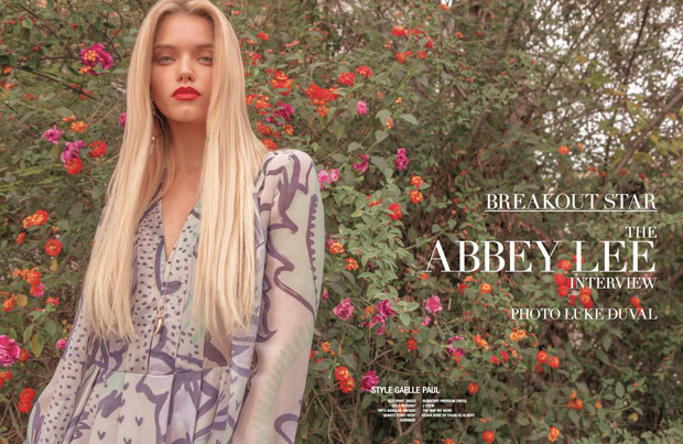 Abbey Lee for VVV Magazine by Luke Duval