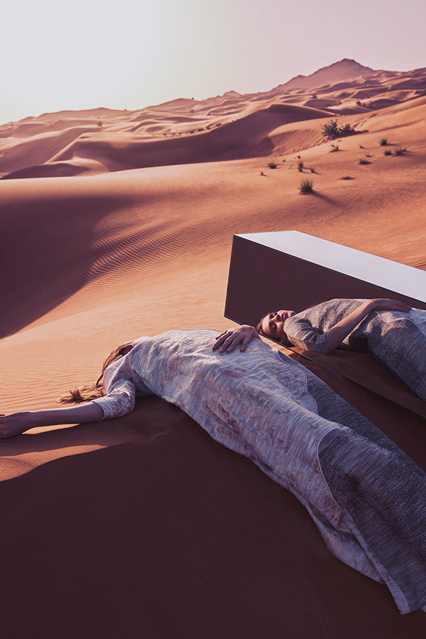 Angelika Banach by Greg Adamski for Bazaar Art Arabia