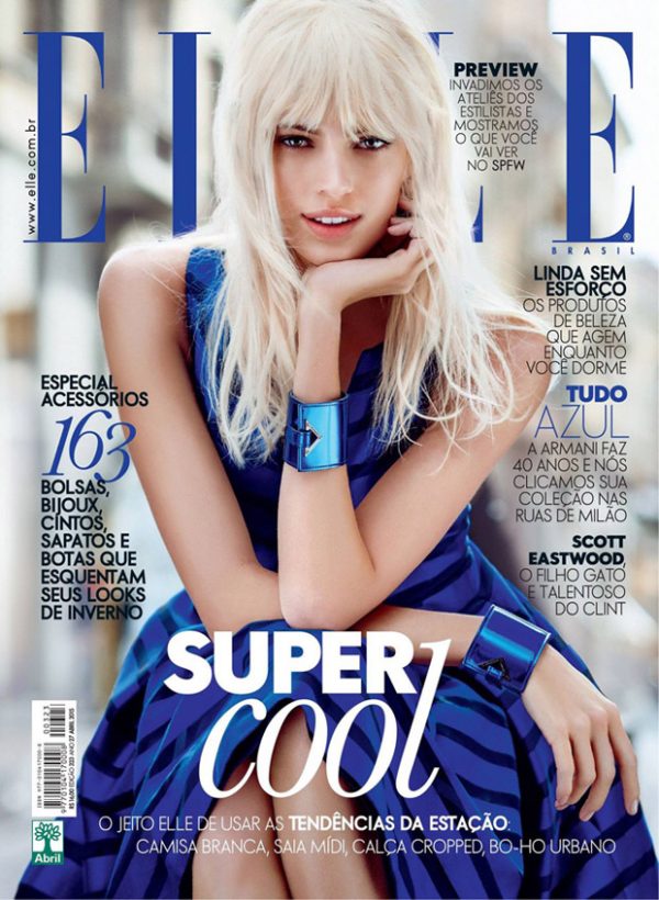 Devon Windsor Covers Elle Brazil April 2015