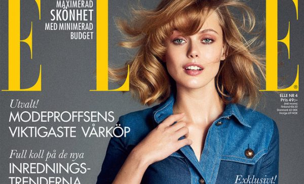 Frida Gustavsson for Elle Sweden by Andreas Sjodin
