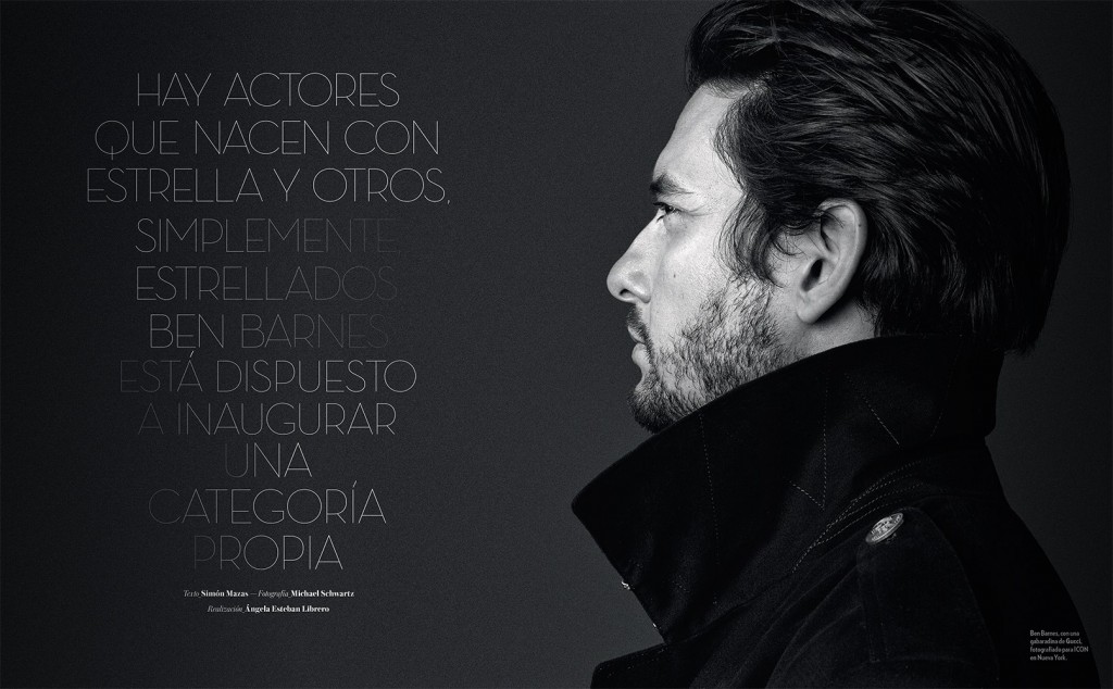 Ben Barnes for Icon Magazine March 2015