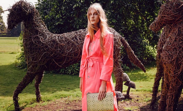 Olympia Campbell for Orla Kiely Spring Summer 2015