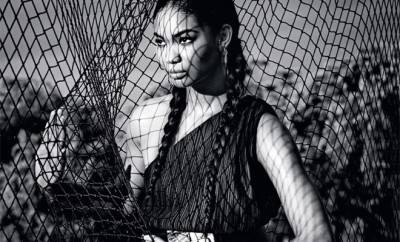 Chanel Iman for Marie Claire UK by James Macari