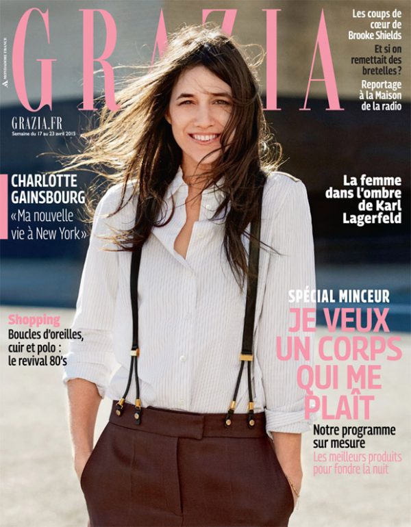 Charlotte Gainsbourg for Grazia France by Jason Kim