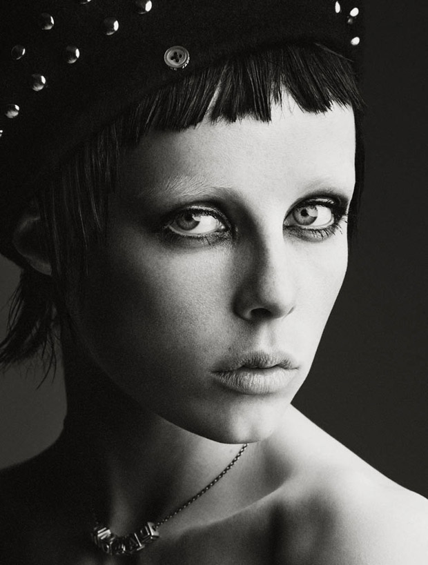 Edie Campbell for Interview Magazine by Patrick Demarchelier