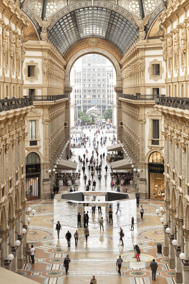 Kaleidoscope by PRADA Takes Galleria Vittorio Emanuele