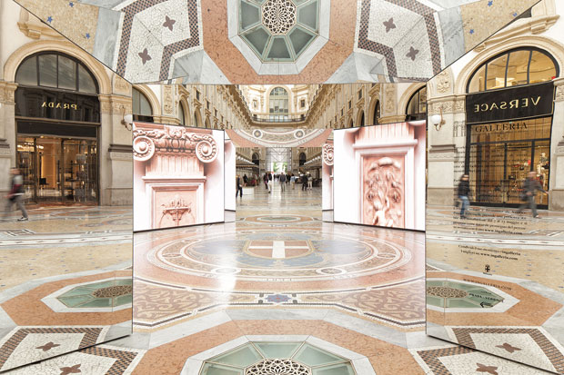 Kaleidoscope by PRADA Takes Galleria Vittorio Emanuele