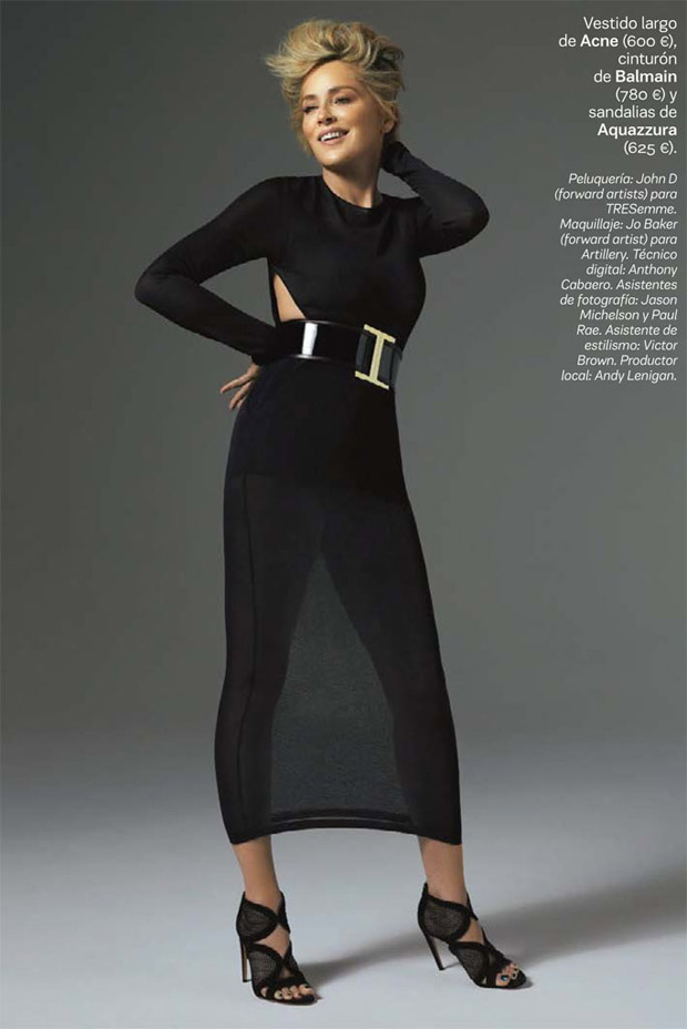 Sharon Stone for S Moda by Lorenzo Agius