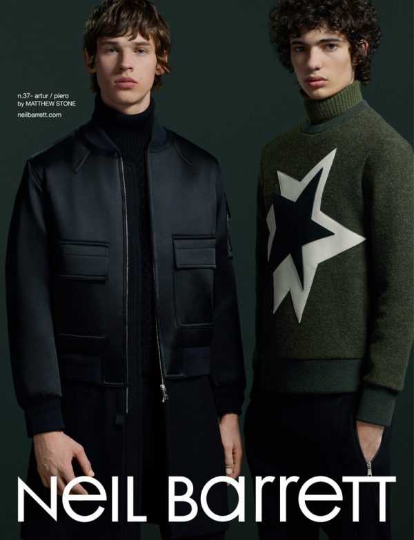 Neil Barrett Fall Winter 2015 Starring Stella Lucia & Artur C