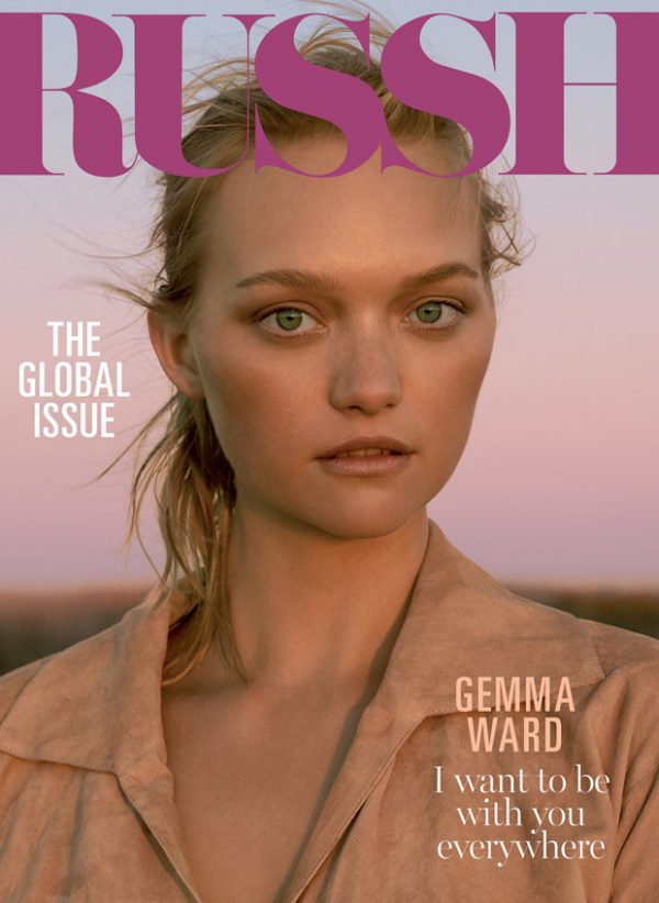 Gemma Ward for Russh Magazine by Stephen Ward