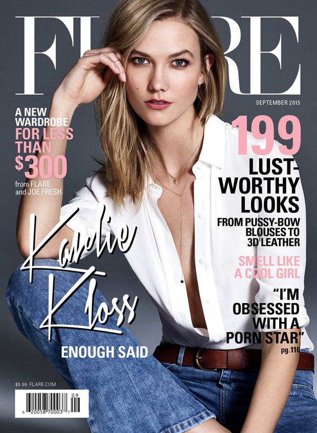 Karlie Kloss for Flare Magazine by Nino Munoz