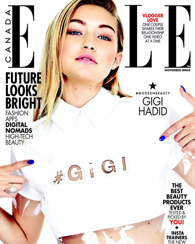 Gigi Hadid Covers Elle Canada November 2015