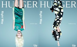 Hunger Magazine Right Way Up Covers