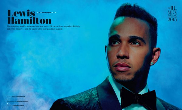 Lewis Hamilton for British GQ by Miles Aldridge