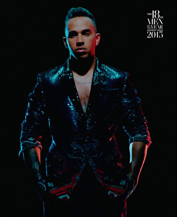 Lewis Hamilton for British GQ by Miles Aldridge