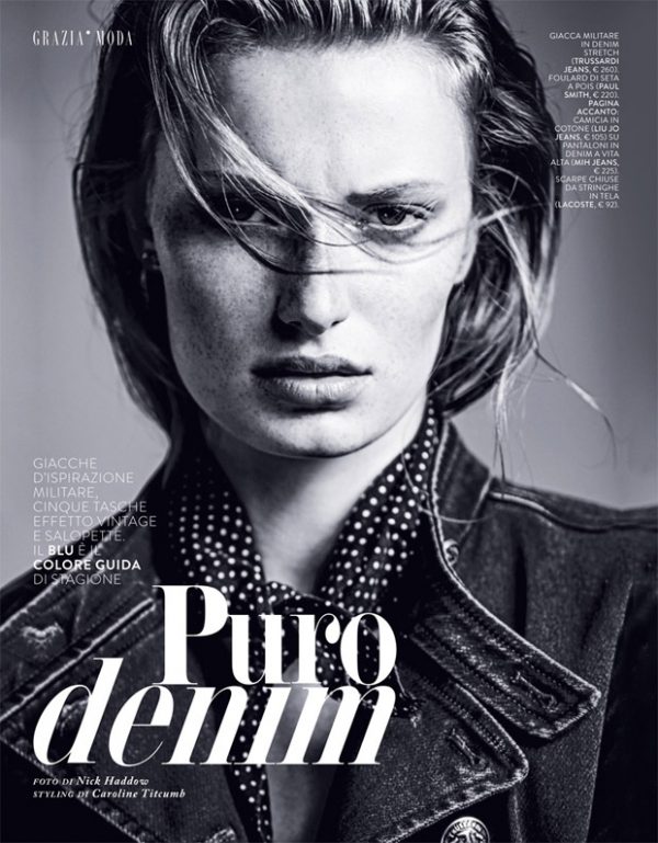 Stephanie Hall for Grazia Italia by Nick Haddow