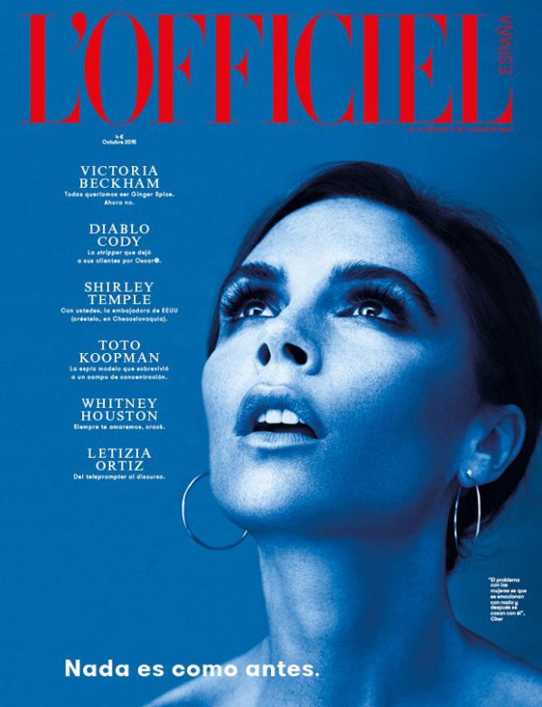 Victoria Beckham Covers L'Officiel Spain October 2015
