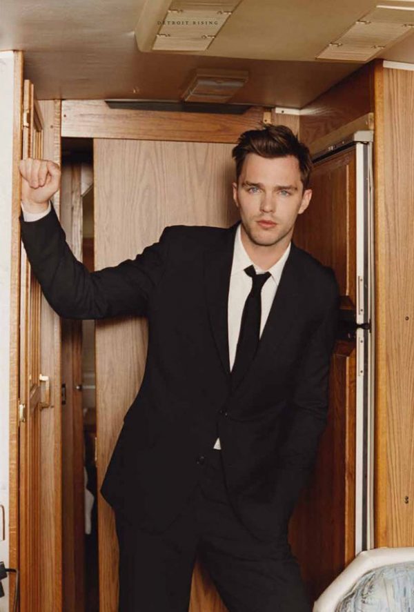 Nicholas Hoult Covers HERO Magazine's Detroit Issue
