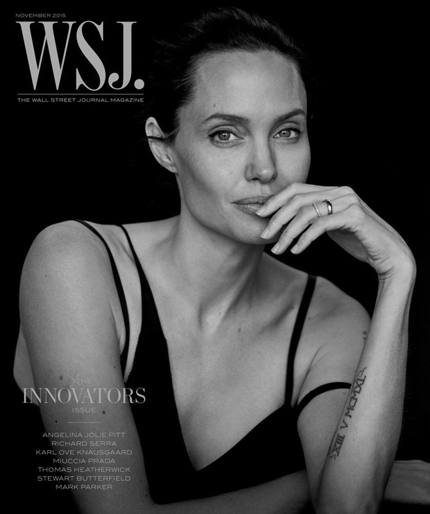 Angelina Jolie for WSJ. Magazine by Peter Lindbergh