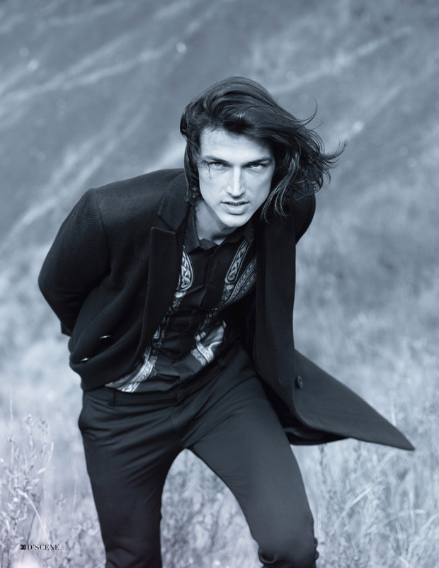 Brent Clancy in Roberto Cavalli for D'SCENE Magazine