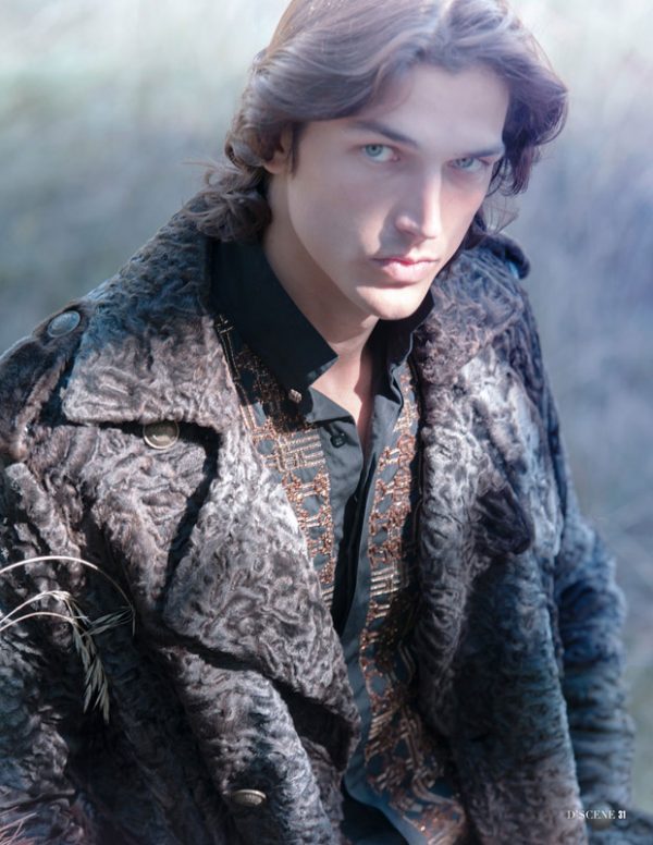 Brent Clancy in Roberto Cavalli for D'SCENE Magazine