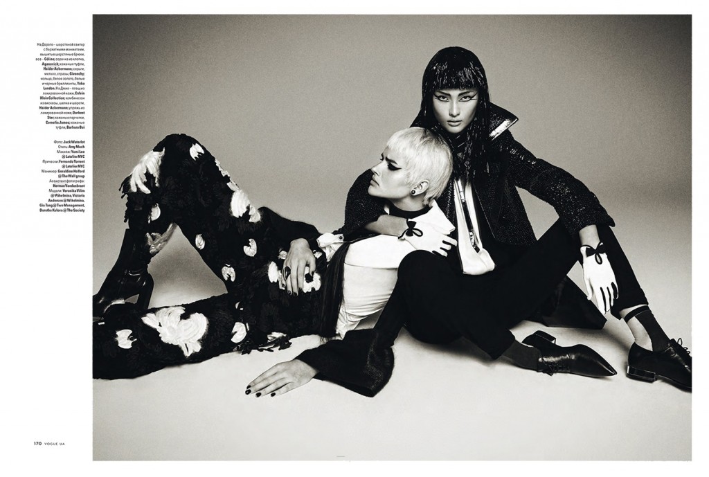 How The Goth Style Looks In Vogue Ukraine's All Black Issue