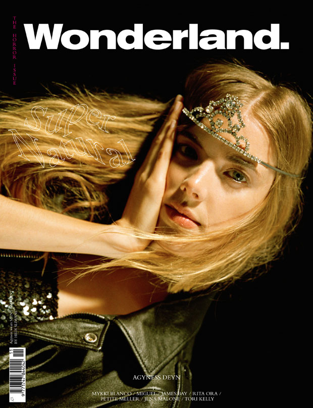 Agyness Deyn Is Back for Wonderland Magazine Cover - DSCENE