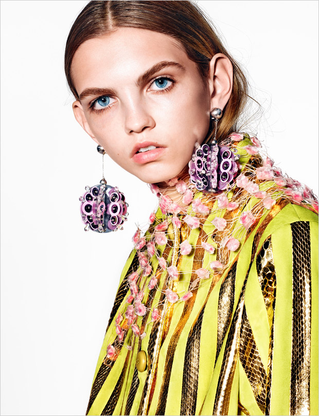 Molly Bair for 10 Magazine by Richard Burbridge