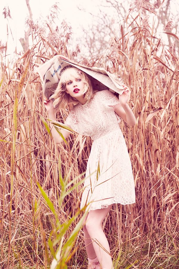 Ola Rudnicka for Numero Tokyo by Ellen von Unwerth