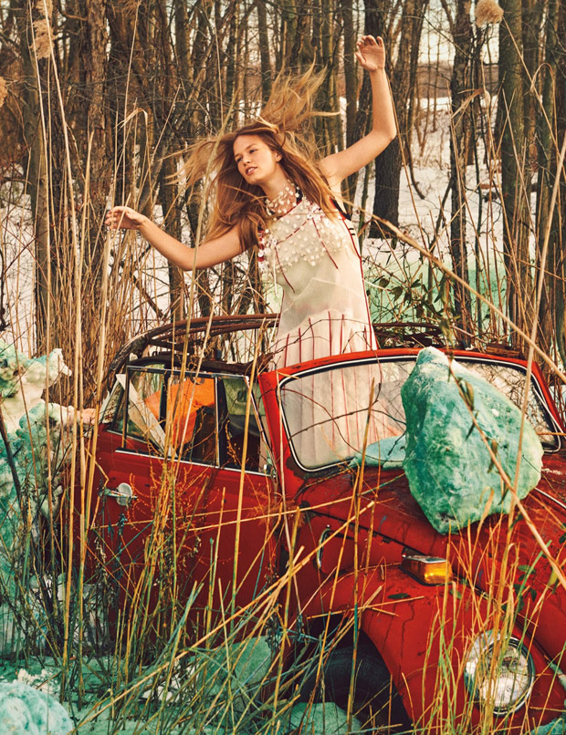 Anna Ewers for W Magazine by Ryan Mcginley