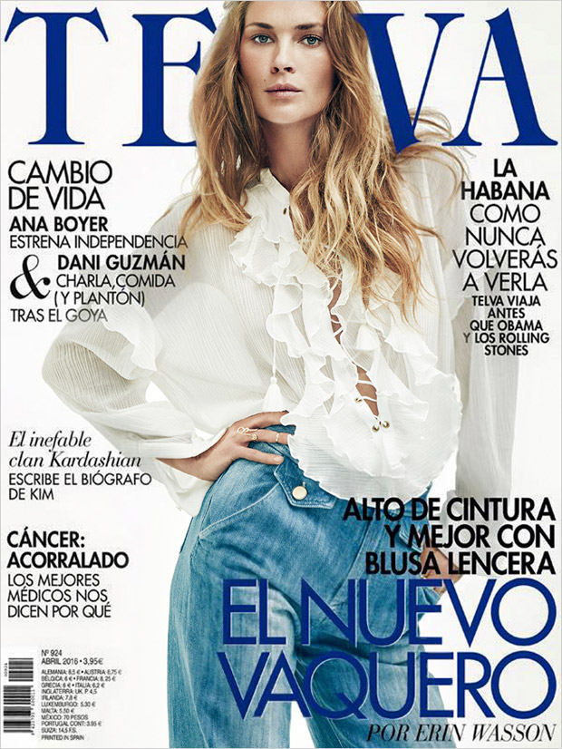Erin Wasson for Telva Magazine by Tomas De La Fuente