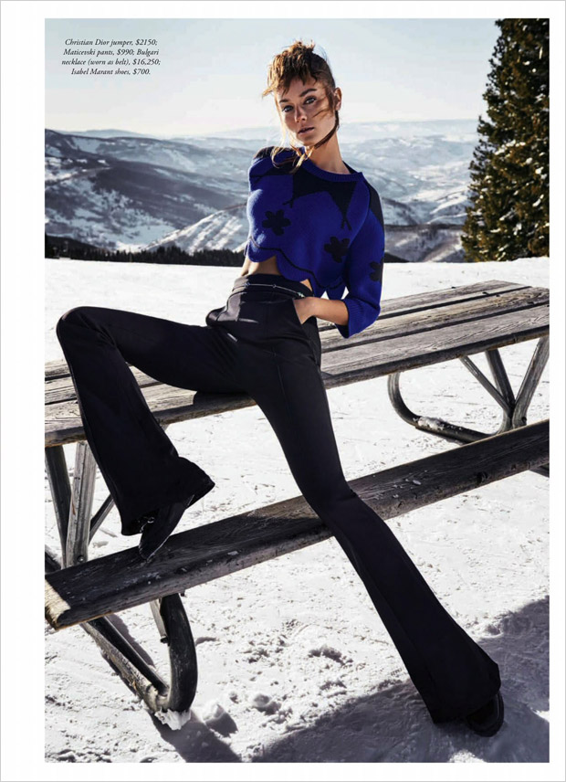 Monika Jac Jagaciak for Bazaar Australia by David Mandelberg