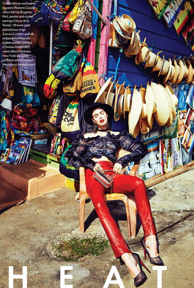 Pamela Bernier for Elle Canada by Max Abadian