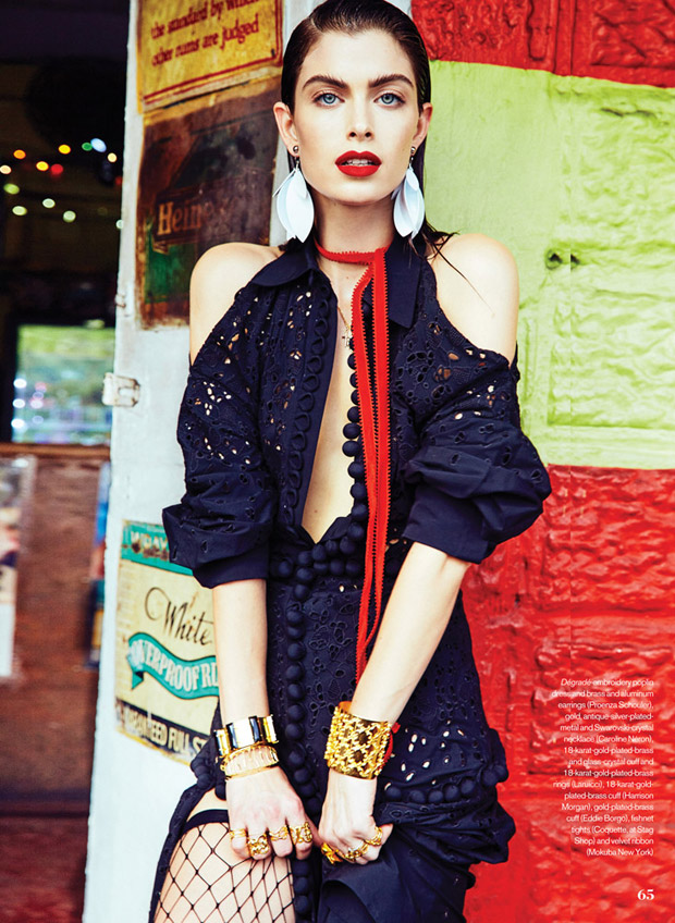 Pamela Bernier for Elle Canada by Max Abadian