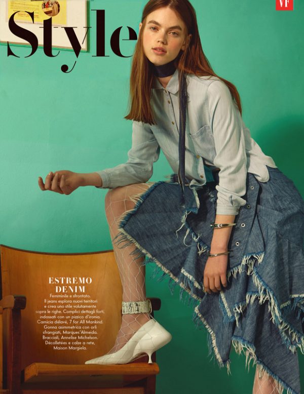 Eva Hooft for Vanity Fair Italia by Riccardo Dubitante